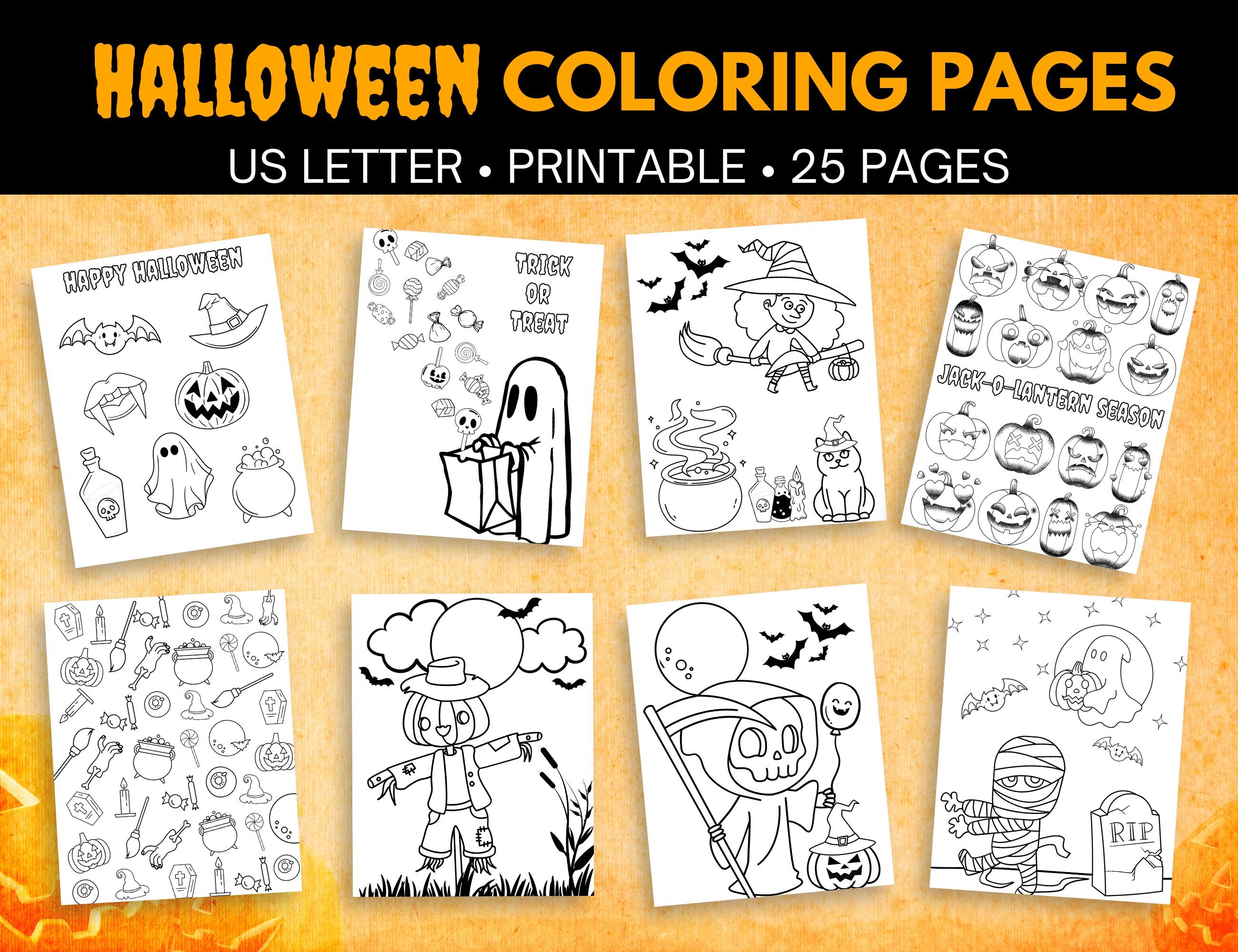 Halloween Coloring Pages for Kids | Halloween Printable Coloring Pages ...