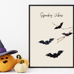 Halloween Decor Indoor Bundle Set of 8 Prints | Halloween Wall Decor ...