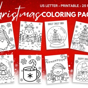Christmas Coloring Pages | Christmas Coloring Book | 25 Printable ...