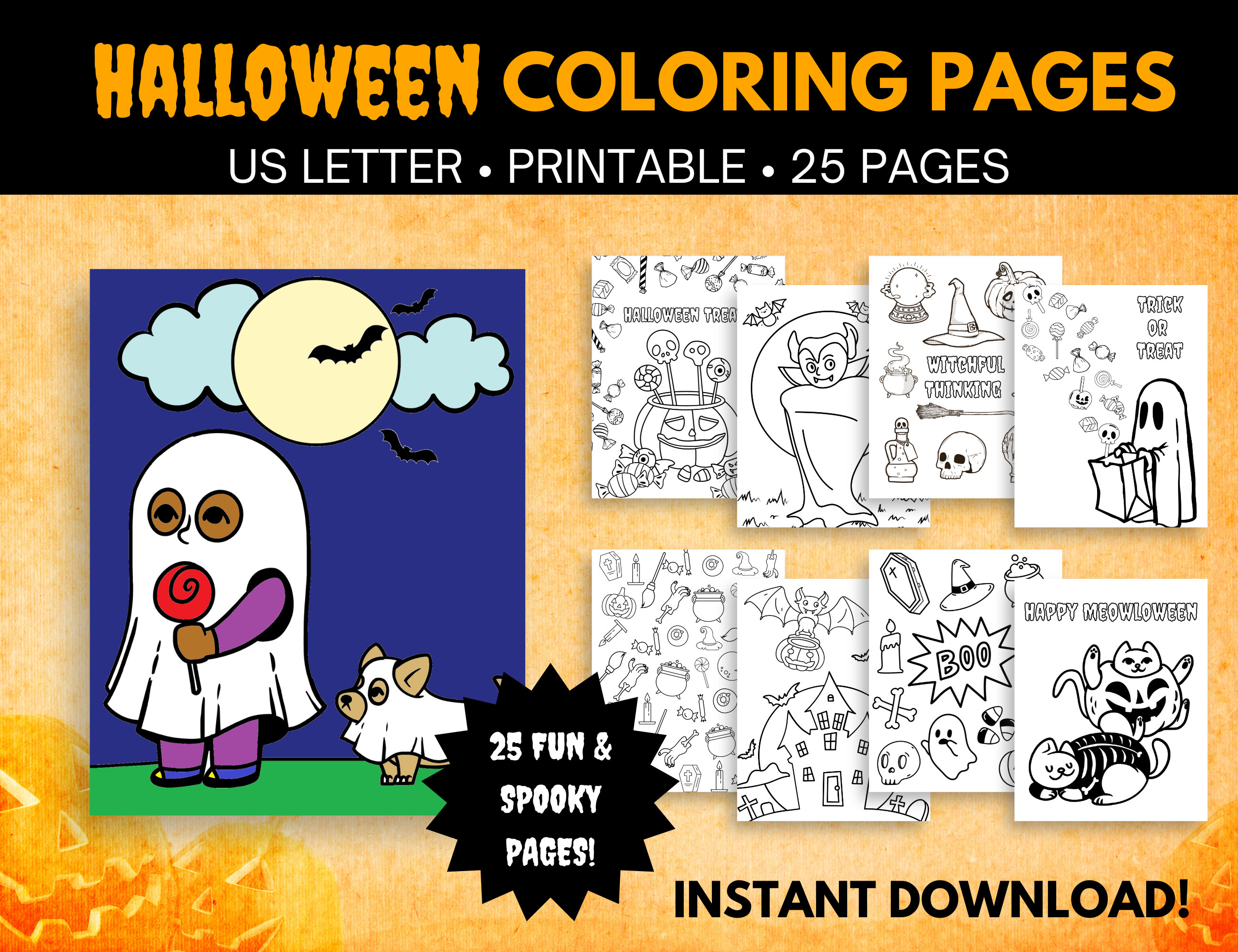Halloween Coloring Pages for Kids | Halloween Printable Coloring Pages ...