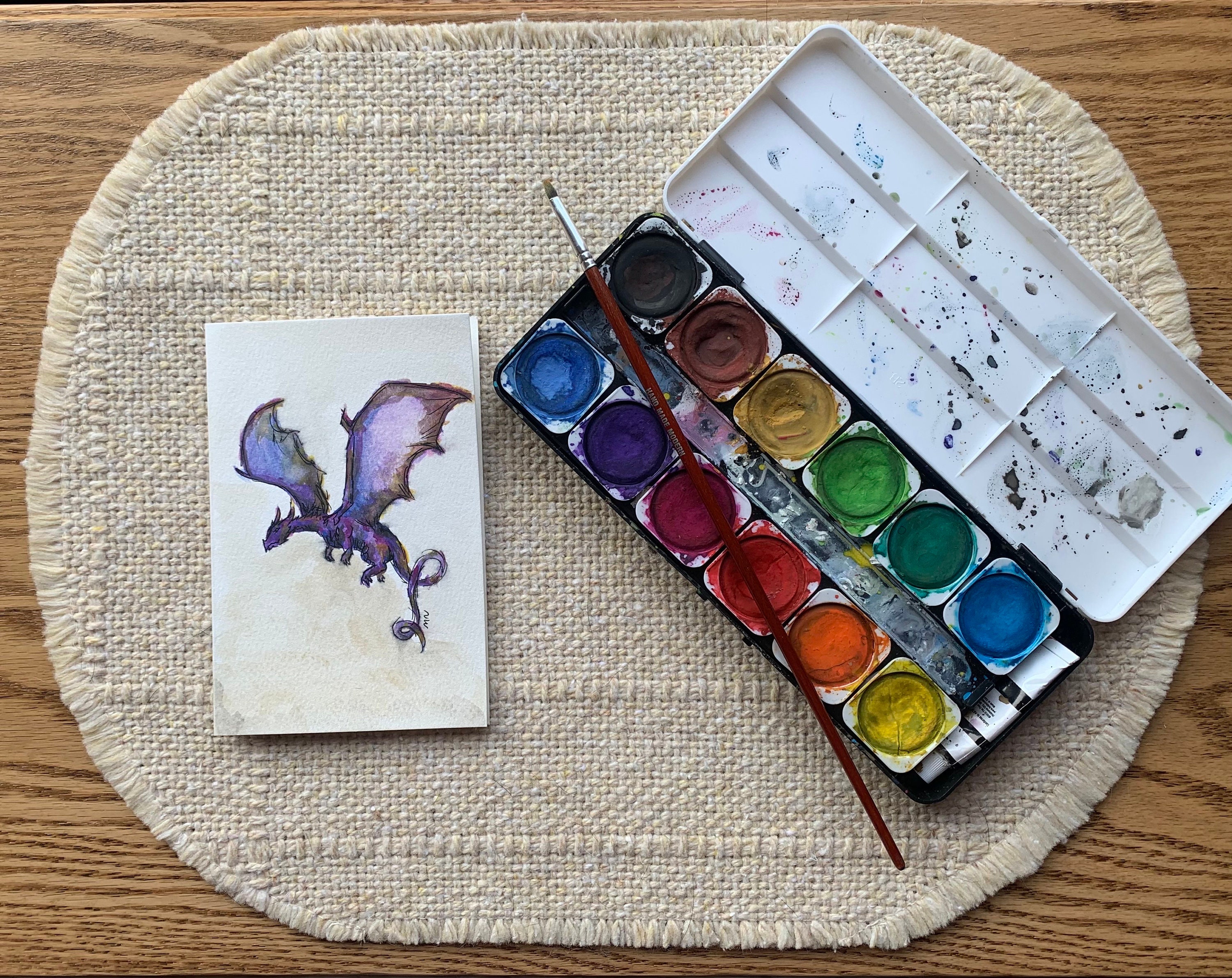 Dragon Greeting Cards: Set of Four - Etsy