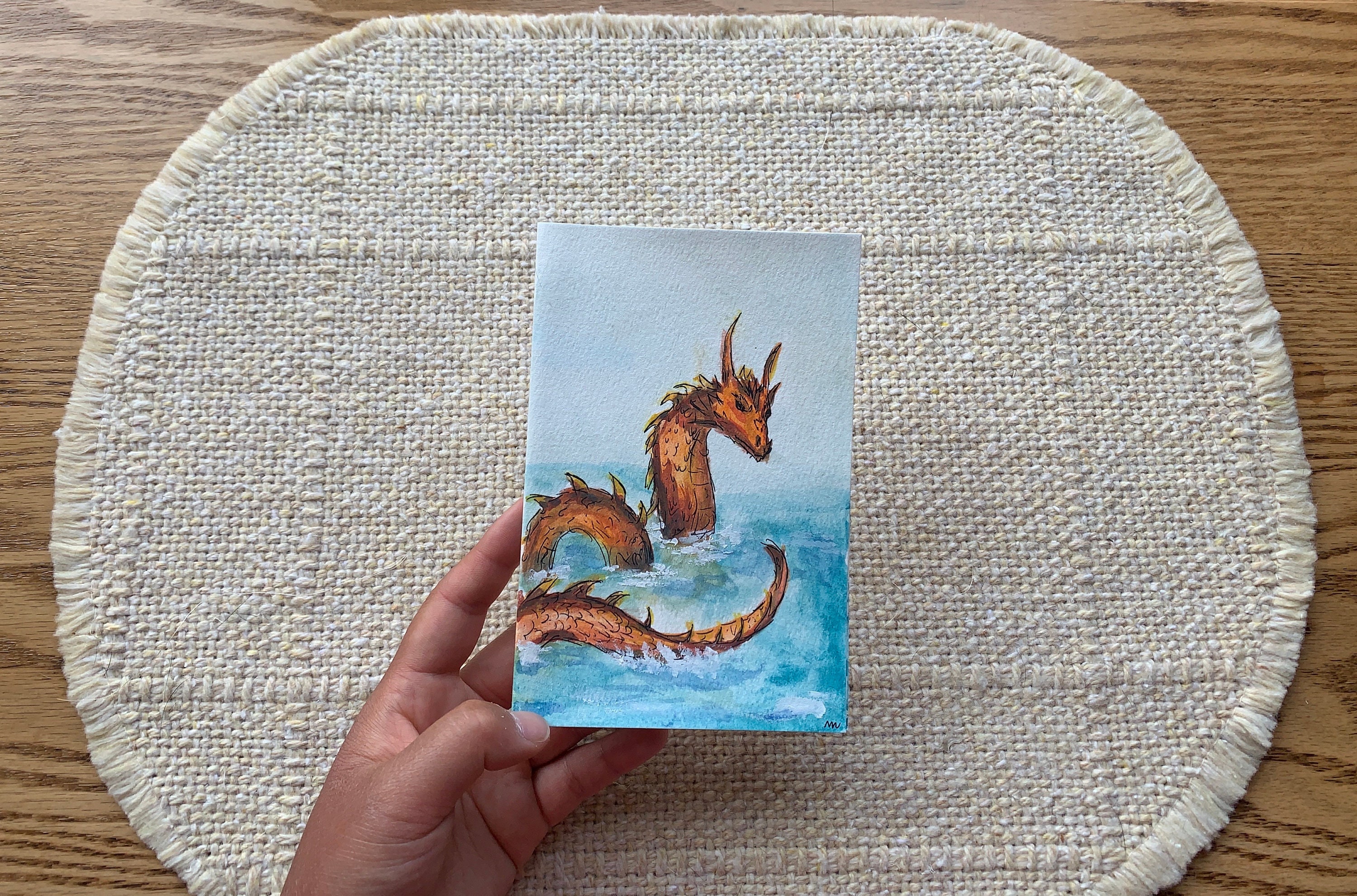 Dragon Greeting Cards: Set of Four - Etsy