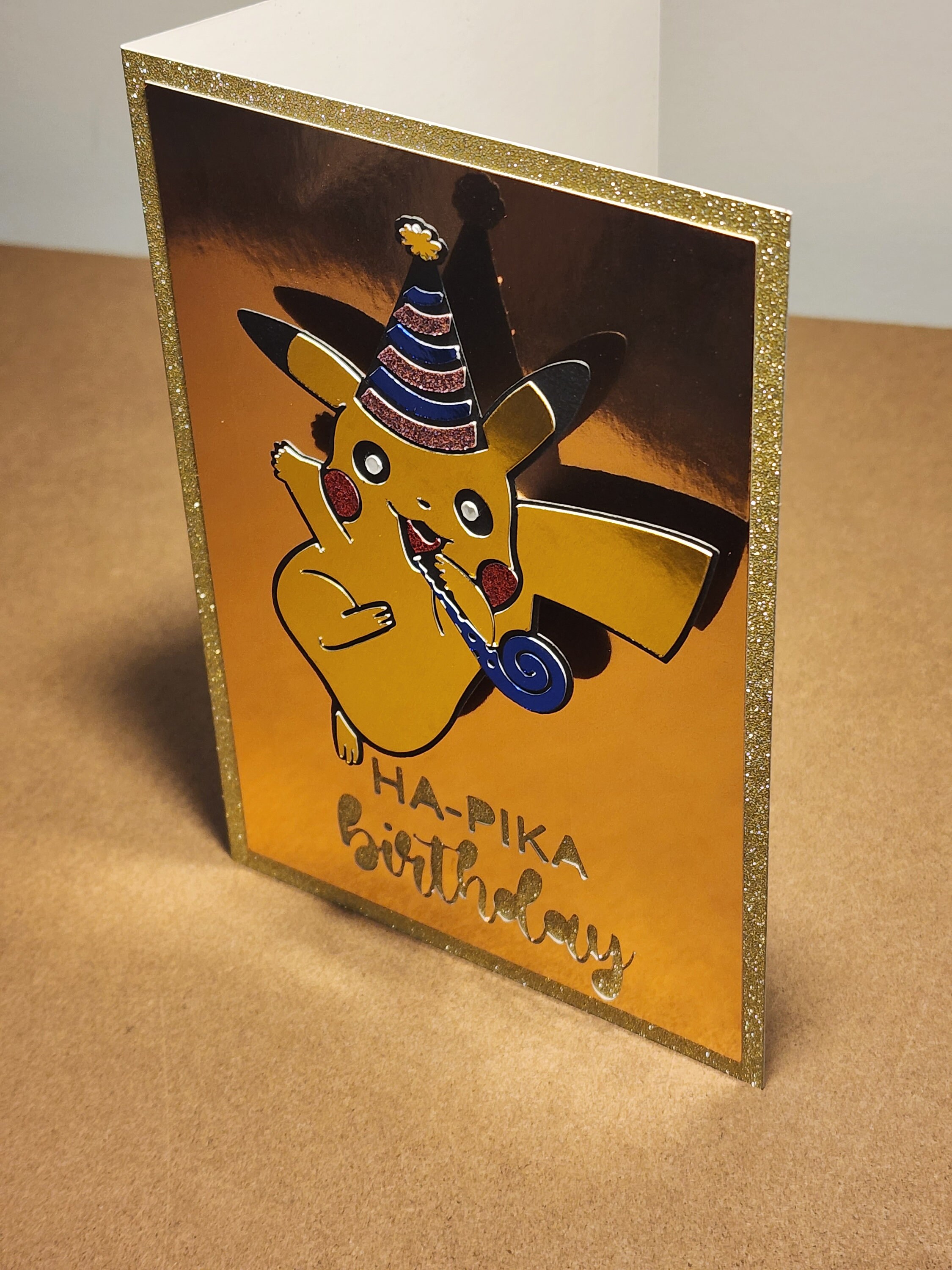 Pokémon HA-PIKA Birthday 3D Pikachu Greeting Card - Etsy