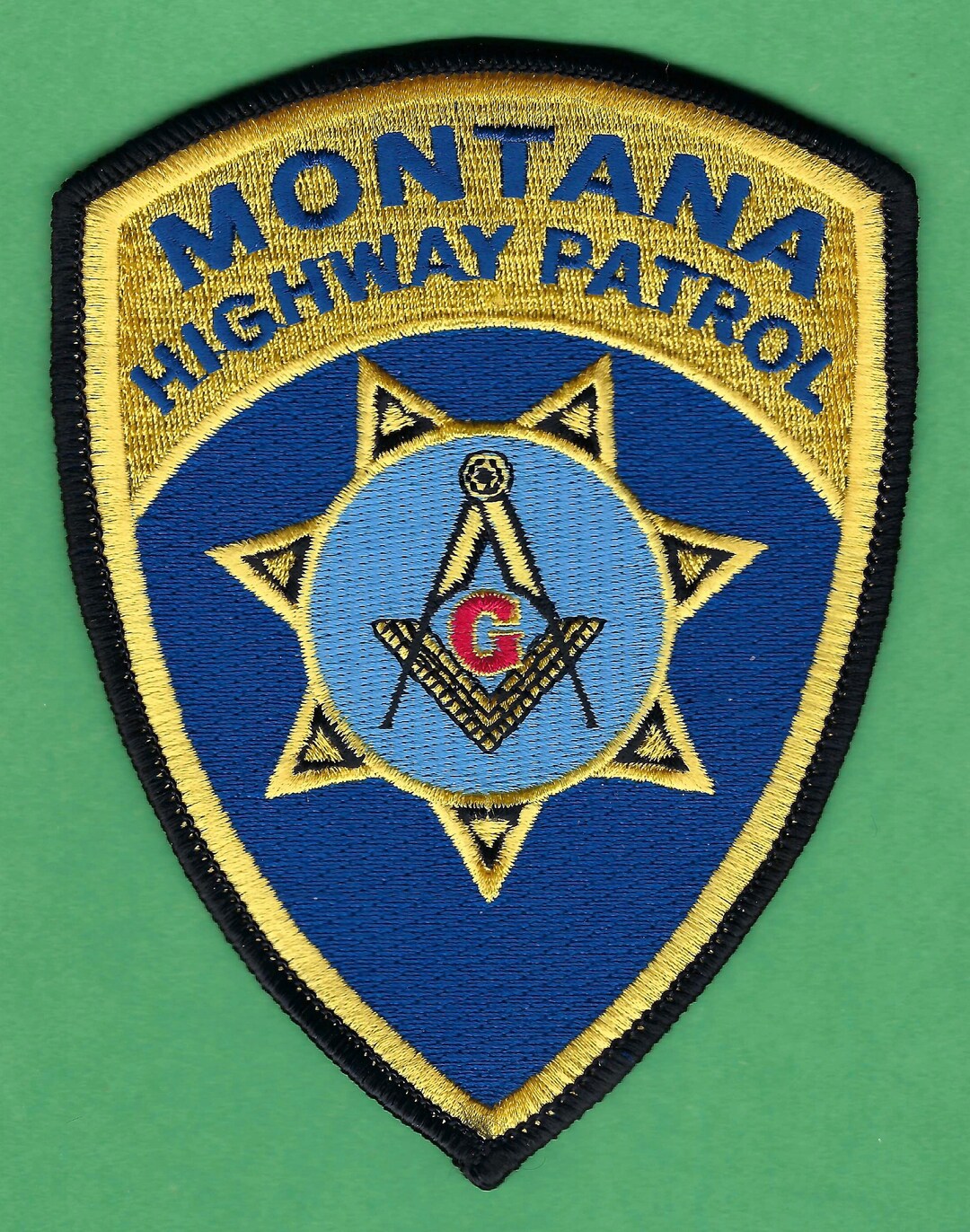 Montana Highway Patrol Masonic Lodge Patch Etsy