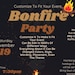 Bonfire Flyer / Invitation / Social Media Post. Can Be Edited in 1000's ...