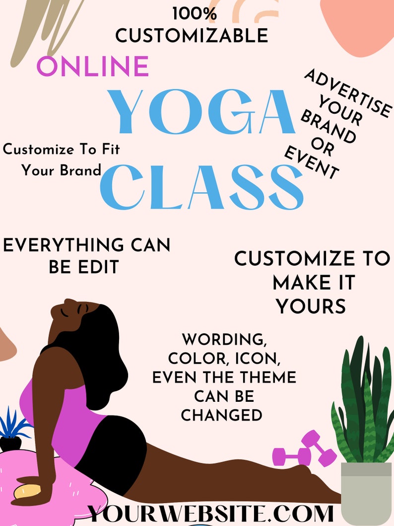 Online YOGA CLASSES. Completely Customizable, Everything About It Can ...
