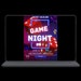 Customizable Game Night Flyer/ Invitation/ Social Media Post. Instant ...