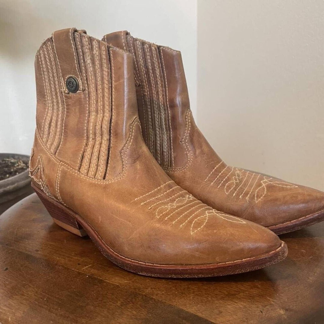 Women's Ankle Boot Circle S Scout X Western Rodeo Bootie - Etsy