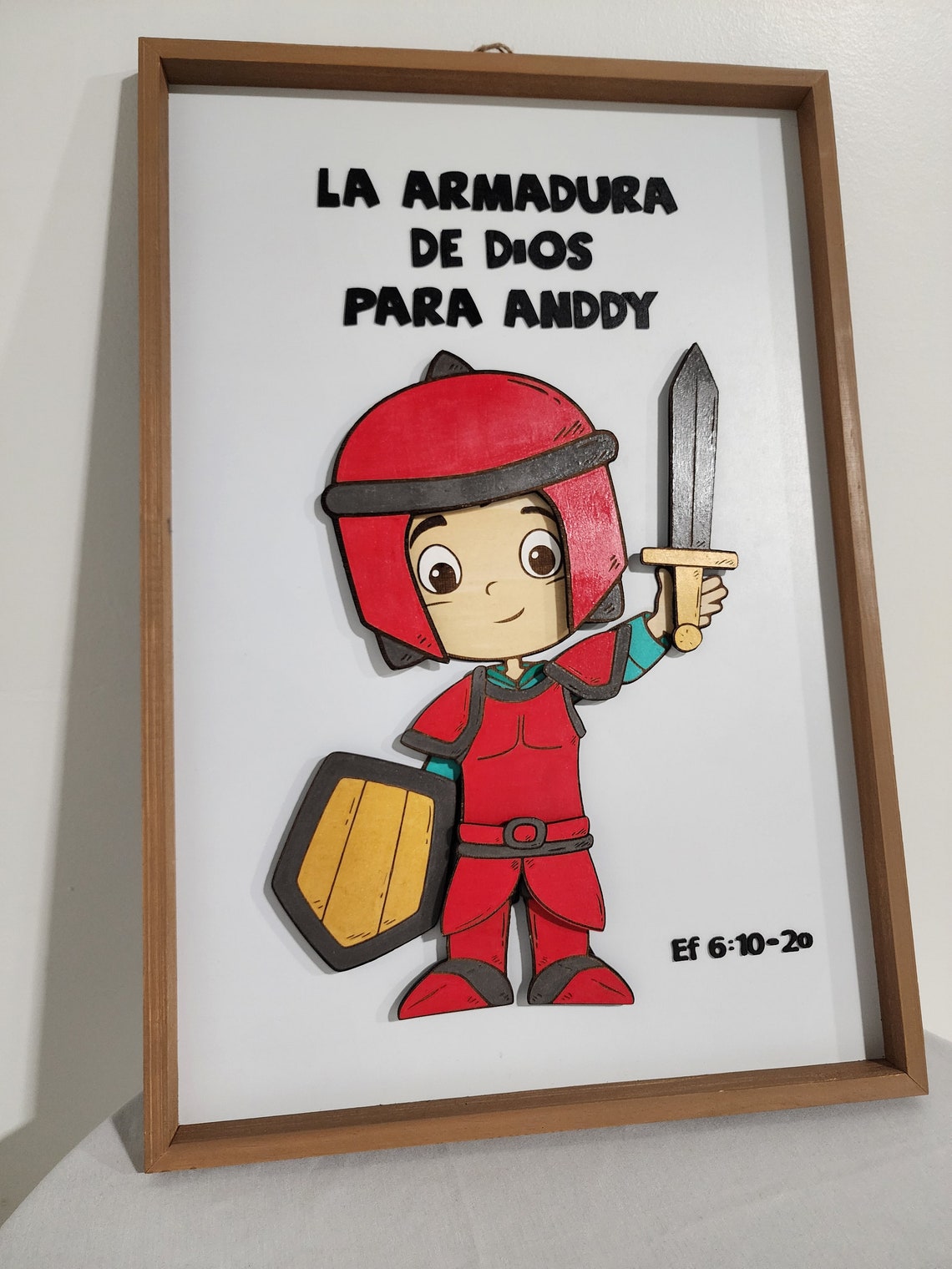 Wooden Armor of God Didactic Set for Kids Armor of God Bible Activity ...