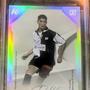 Cristiano Ronaldo Autograph – Signed Sporting Lisbon Card – Portugal ...