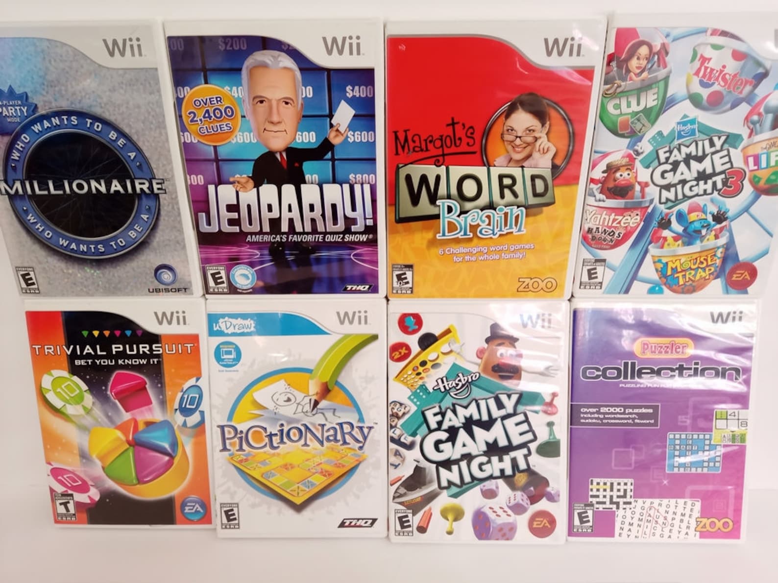 Nintendo Wii Girls Boys Kids Games Family Trivia Puzzle - Jeopardy ...