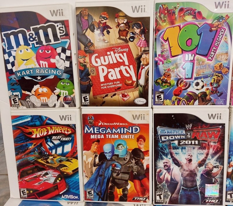 Nintendo Wii Girls Boys Kids Games Family Barbie - Star Wars - Need for ...