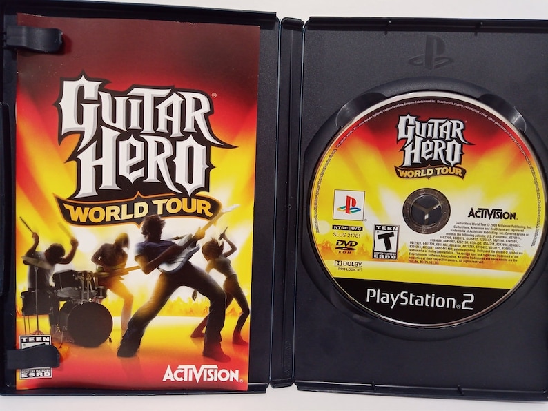Guitar Hero Rock Band Playstation 2 Games - Legends of Rock, World Tour ...