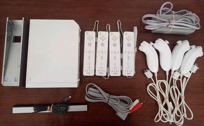 Nintendo Wii Console Complete System Bundle With Controllers & - Etsy