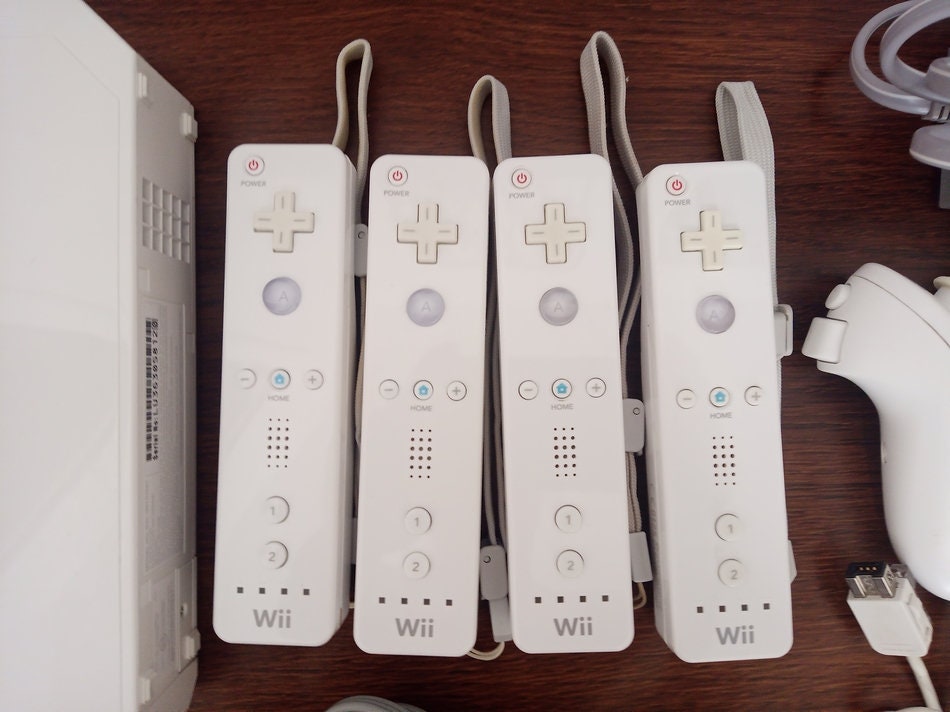 Nintendo Wii Console Complete System Bundle With Controllers & - Etsy