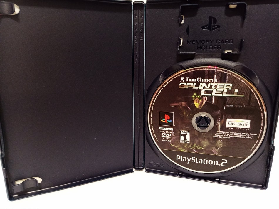 Tom Clancy S Splinter Cell PS2 Playstation 2 Vintage Video Game ...