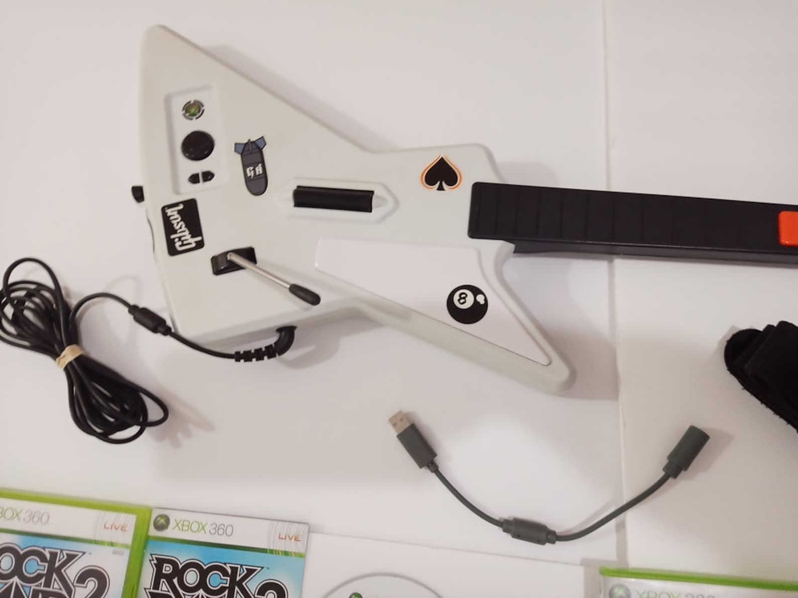 Guitar Hero II Xplorer X-plorer Rock Band Controller Bundle Lot Dongle ...