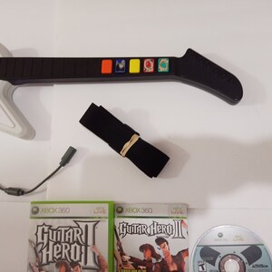 Guitar Hero II Xplorer X-plorer Rock Band Controller Bundle Lot Dongle ...