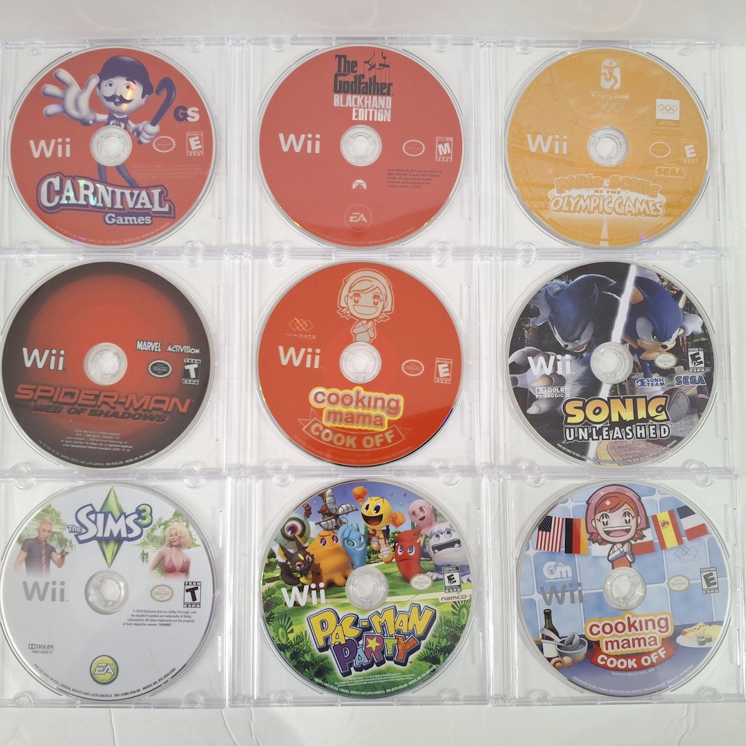 Nintendo Wii Girls Boys Kids Games Family Sonic Unleashed - Spiderman ...