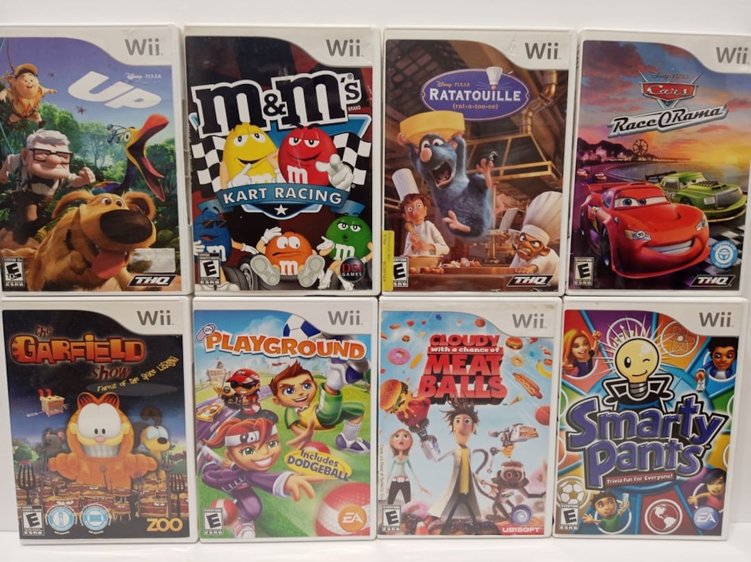 Nintendo Wii Girls Boys Kids Games Family Disney Pixar up - Cars ...