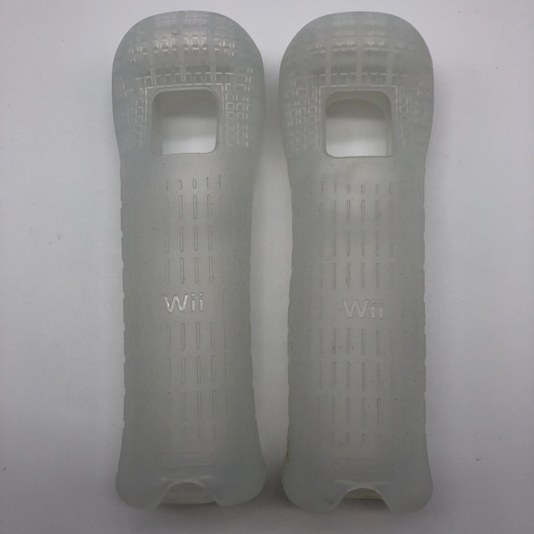 2 Pcs OEM Official Clear Wii Remote Controller Silicone Skin Case - Etsy