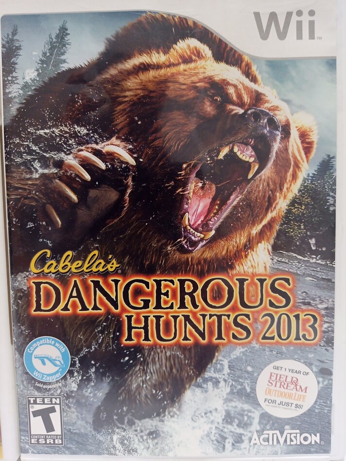 Nintendo Wii Hunt Fishing Survival Games Cabela's Collection - Rapala ...