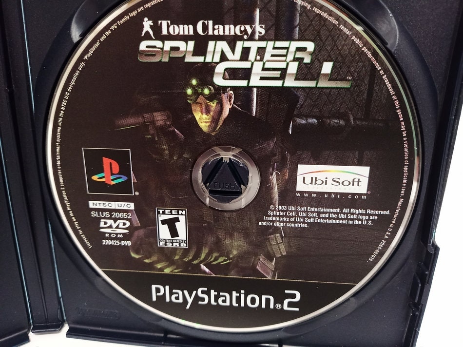Tom Clancy S Splinter Cell PS2 Playstation 2 Vintage Video Game ...