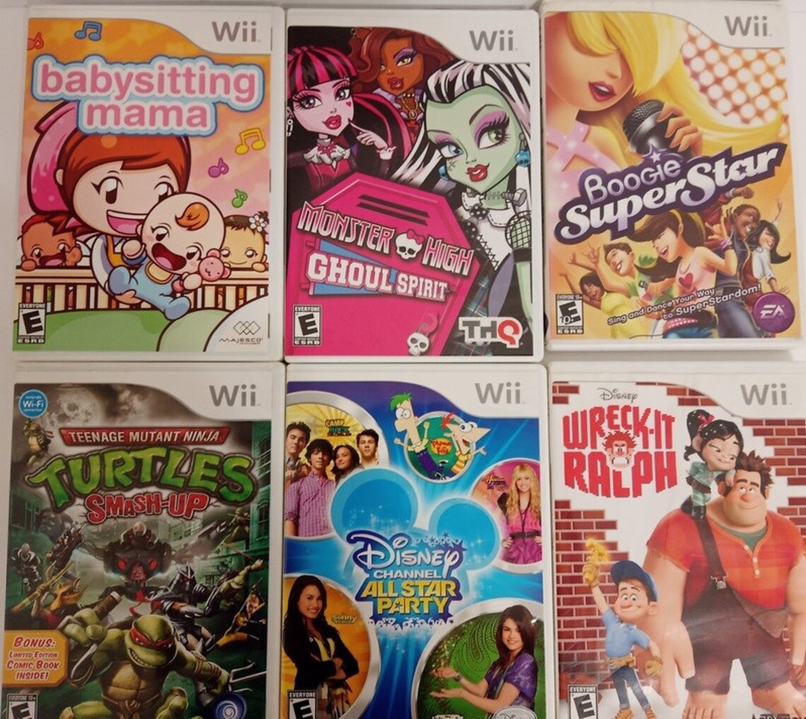 Nintendo Wii Girls Boys Kids Games Family Hanna Montana - Littlest ...