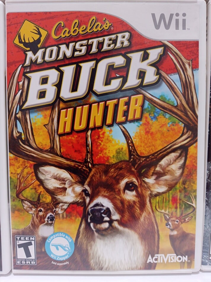 Nintendo Wii Hunt Fishing Survival Games Cabela's Collection Rapala ...