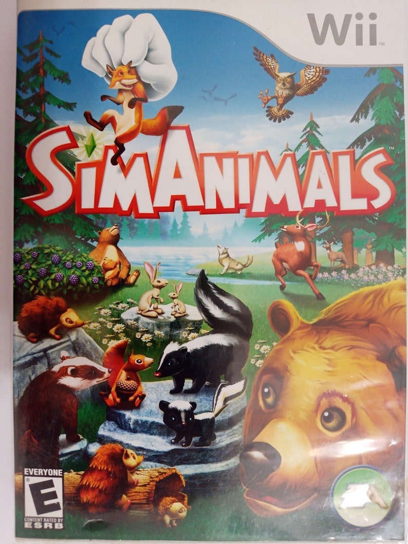 Nintendo Wii Kids Games Family Avatar, Scooby Doo, Cars, Sim Animals ...