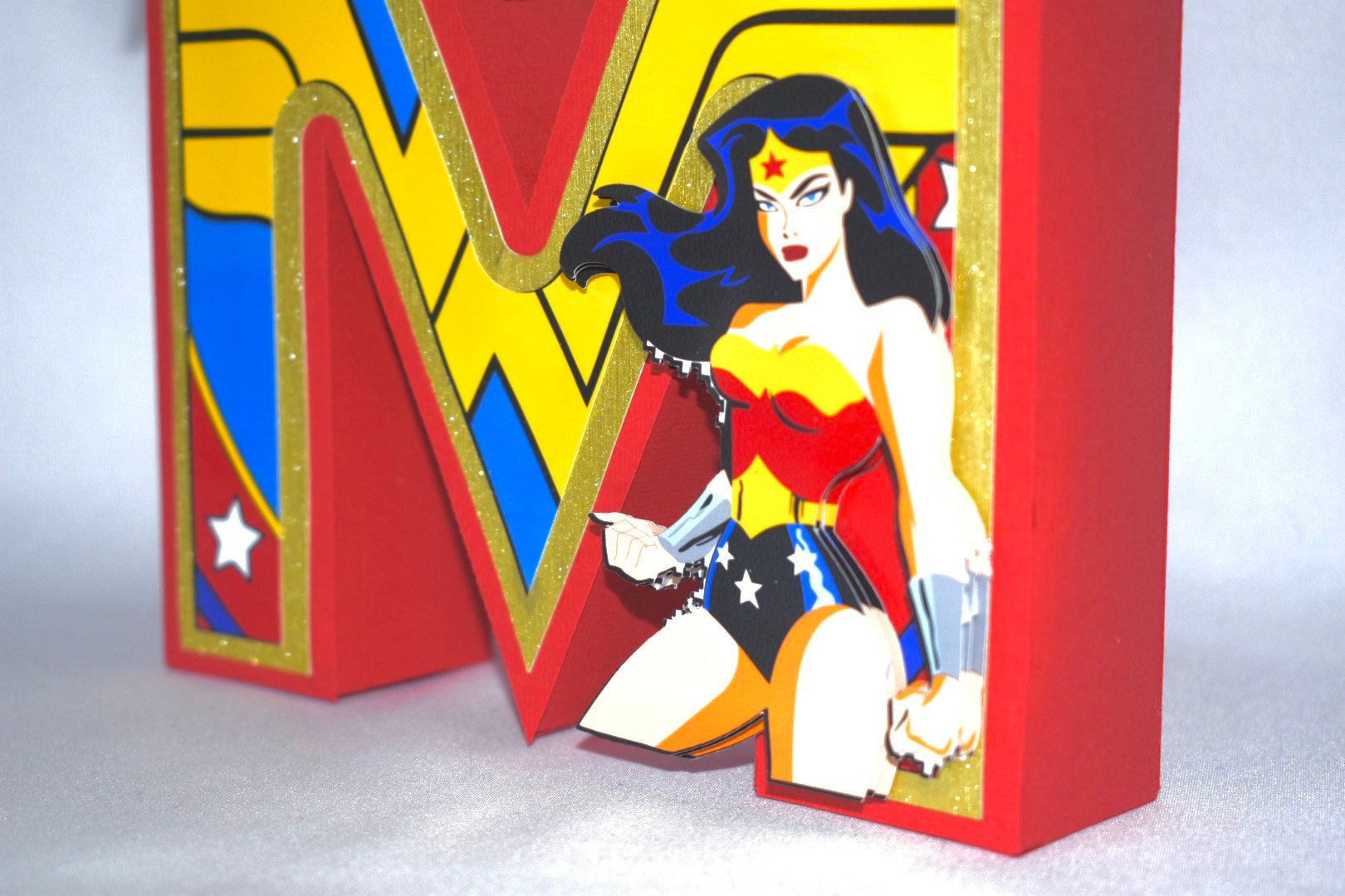 Wonder Woman 3d Letter, Wonder Woman, 3d Letter Party Decorations - Etsy