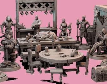 Dnd Tavern Art - Etsy