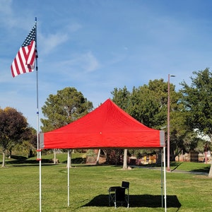Canopy Flag Pole Mount for Portable Canopies. Easy-flag System - Etsy