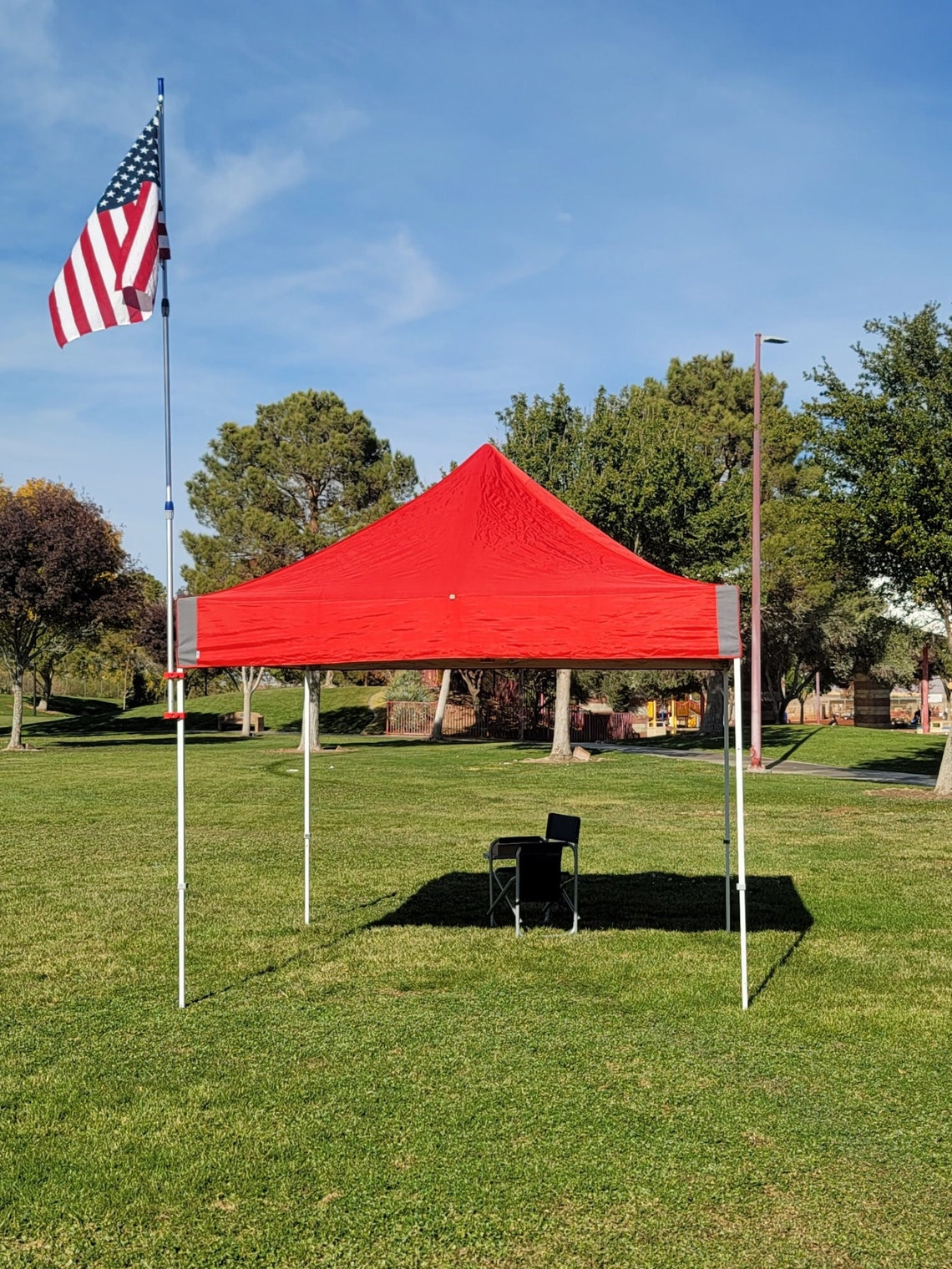 Canopy Flag Pole Mount for Portable Canopies. Easy-flag System - Etsy