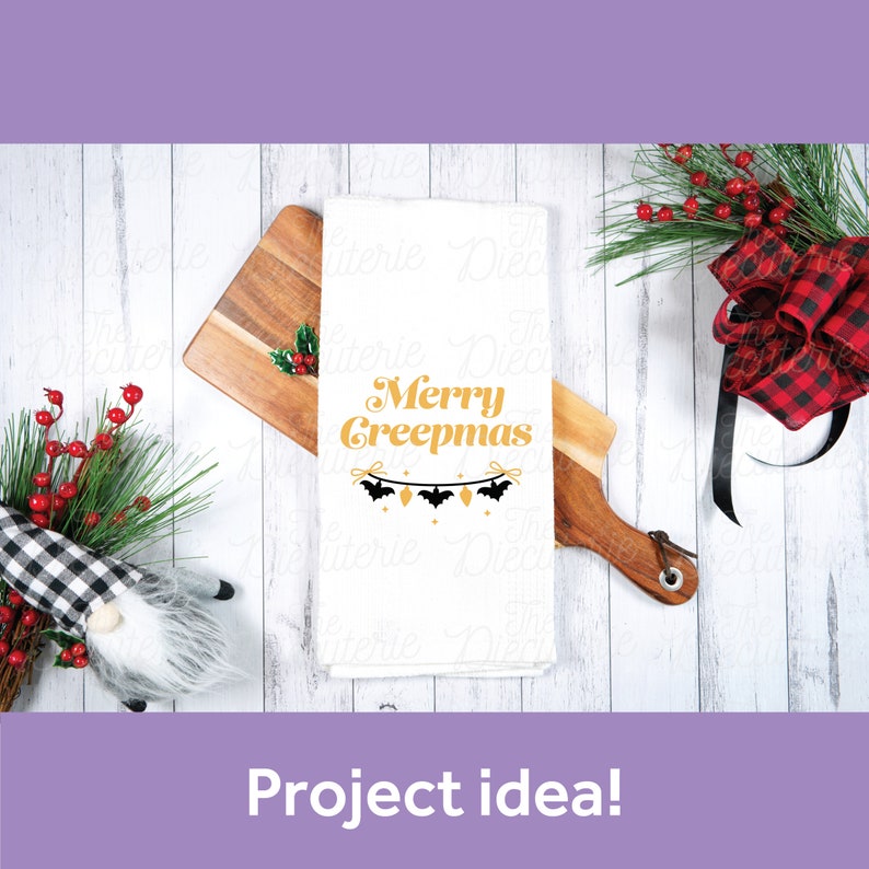 Merry Creepmas Goth Christmas Holiday SVG EPS Png Cricut Silhouette ...