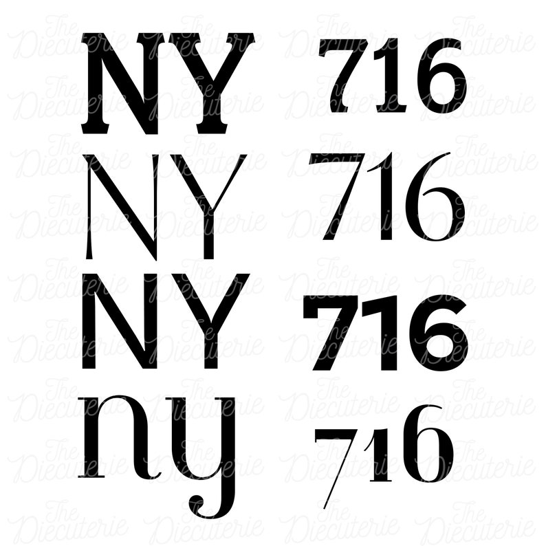 Buffalo NY 716 SVG Png EPS Cricut Silhouette Glowforge Cut Files Die ...