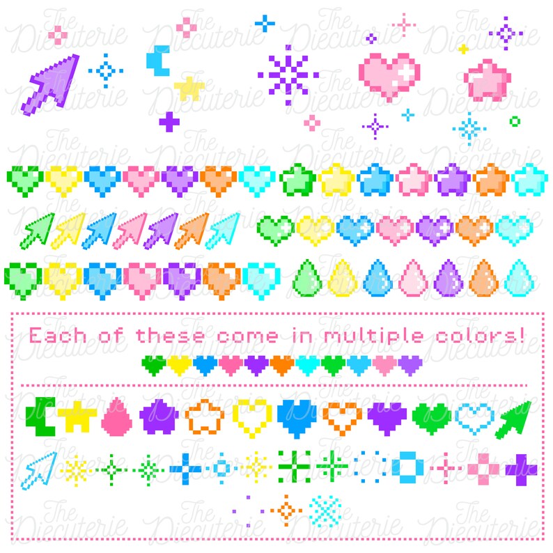 405 Early 2000s Cute Femme Pixel Graphics Internet Web Myspace Y2K ...