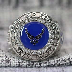 Falcon Valor Women's Military Ring for U.S. Air Force Members - Etsy