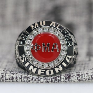 phi mu badge ring