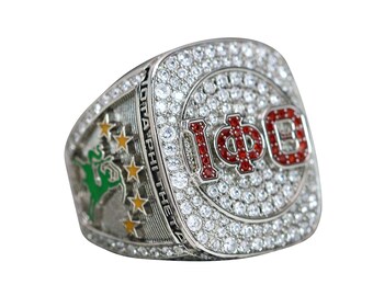 Phi Beta Sigma Fraternity Ring Blue Stones ΦΒΣ Shine - Etsy