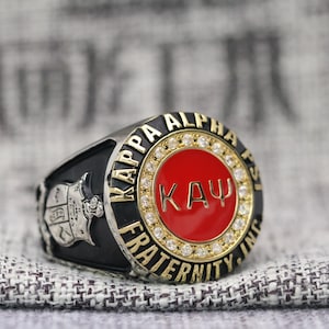 Kappa Alpha Psi Fraternity Ring (ΚΑΨ) - Classic Man Series, Yellow Gold ...