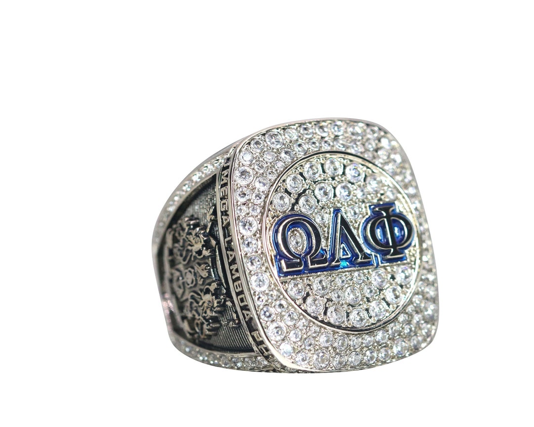 Omega Lambda Phi Fraternity Ring (ΩΛΦ) - Shine Series - Etsy
