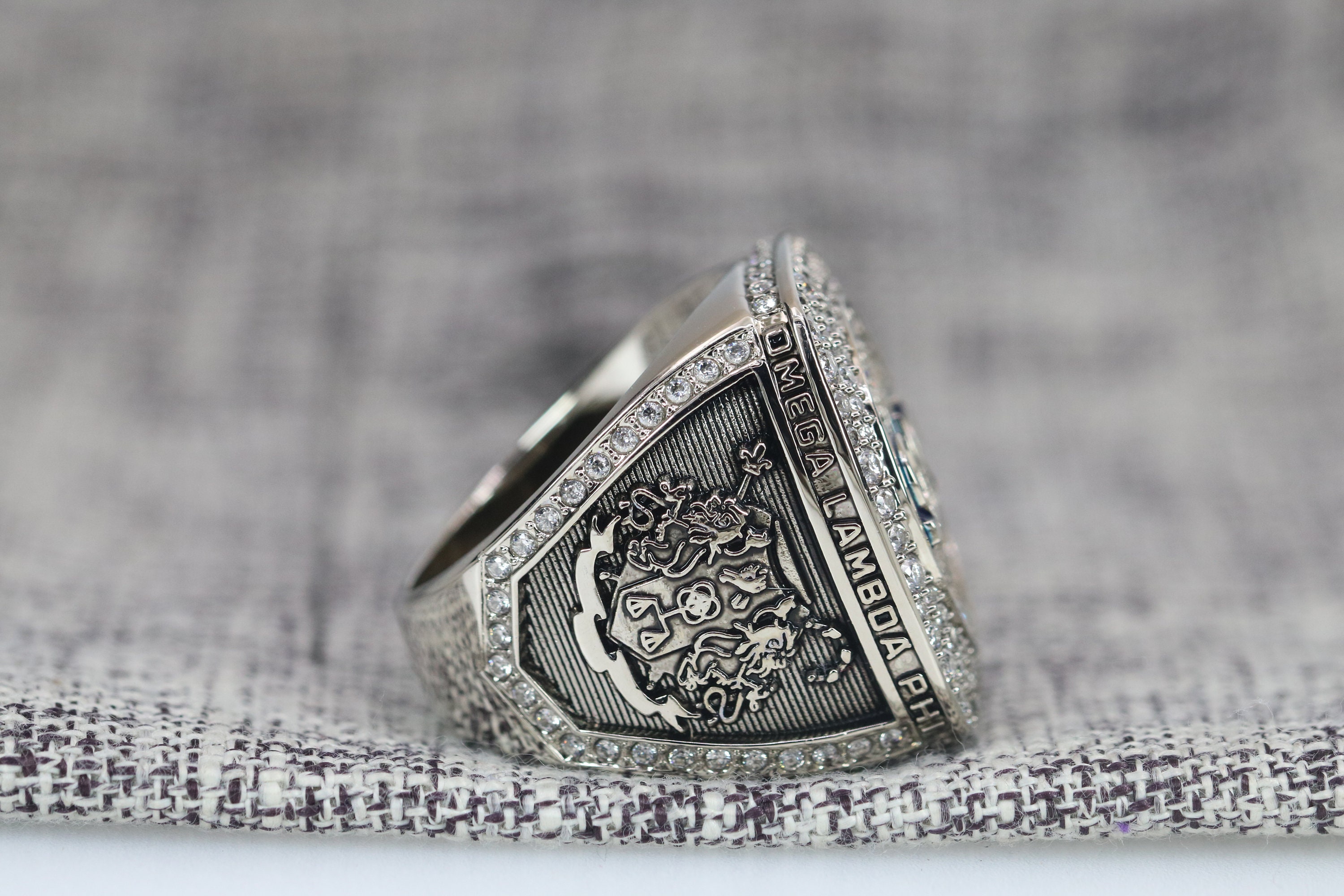 Omega Lambda Phi Fraternity Ring (ΩΛΦ) - Shine Series - Etsy
