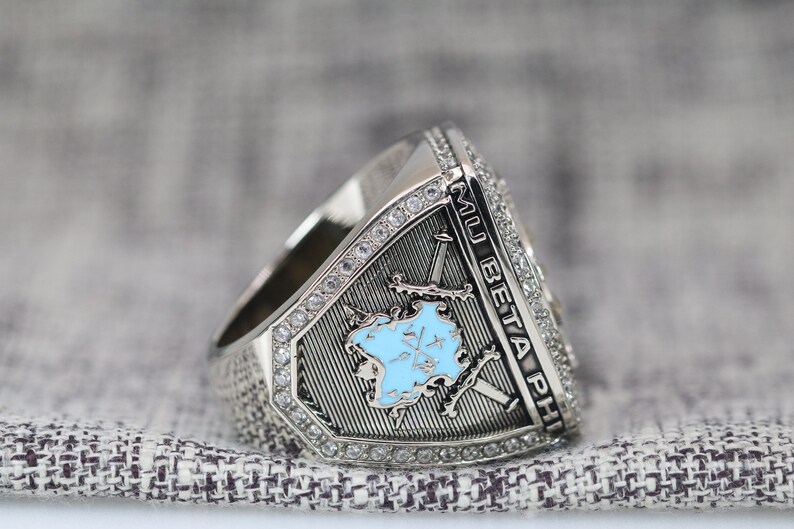 Mu Beta Phi Fraternity Ring ΜΒΦ Shine Series - Etsy