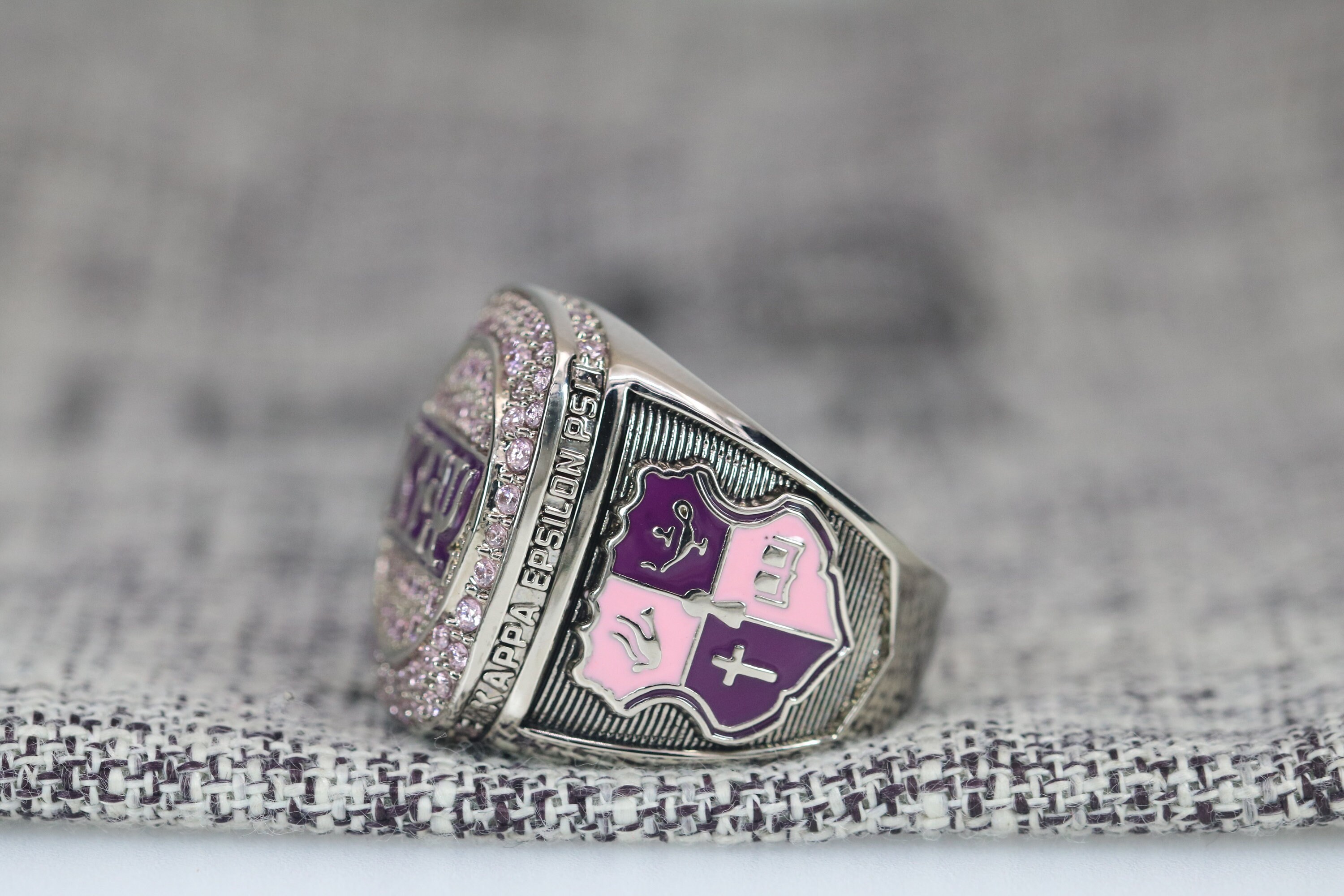 Kappa Epsilon Psi Military Sorority Ring KEΨ Shine Series - Etsy