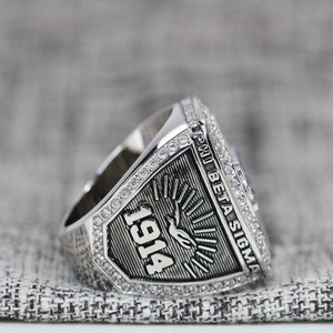 Phi Beta Sigma Fraternity Ring Blue Stones ΦΒΣ Shine - Etsy