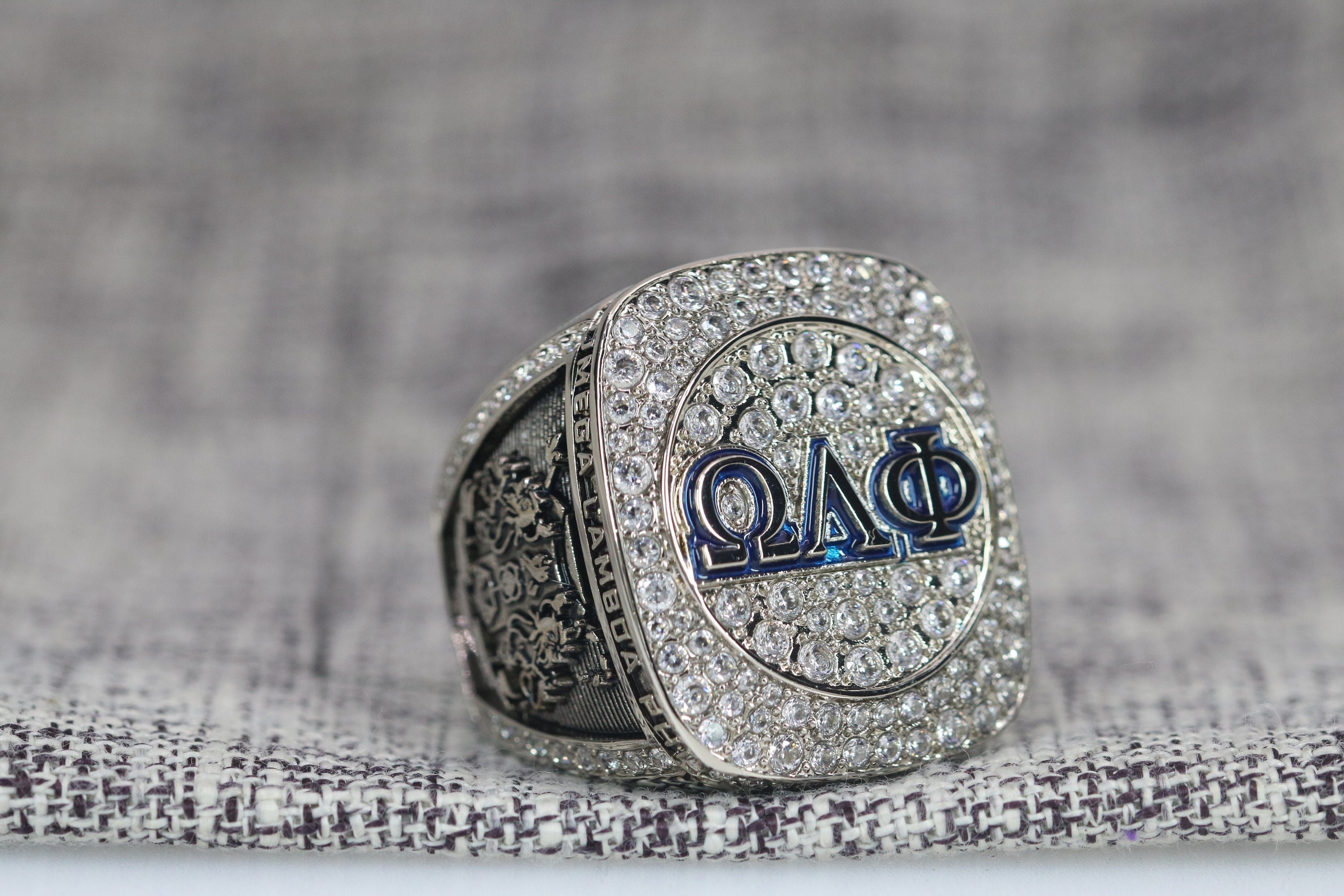 Omega Lambda Phi Fraternity Ring (ΩΛΦ) - Shine Series - Etsy