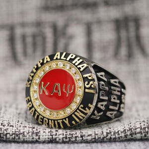 Kappa Alpha Psi Fraternity Ring (ΚΑΨ) - Classic Man Series, Yellow Gold ...