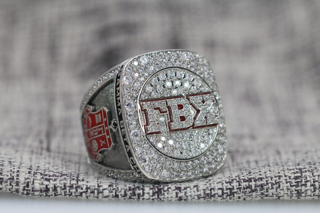 Gamma Beta Chi Fraternity Ring ΓBΧ Shine Series - Etsy