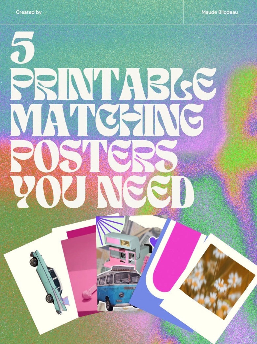 5 Printable Matching Posters You Need - Etsy
